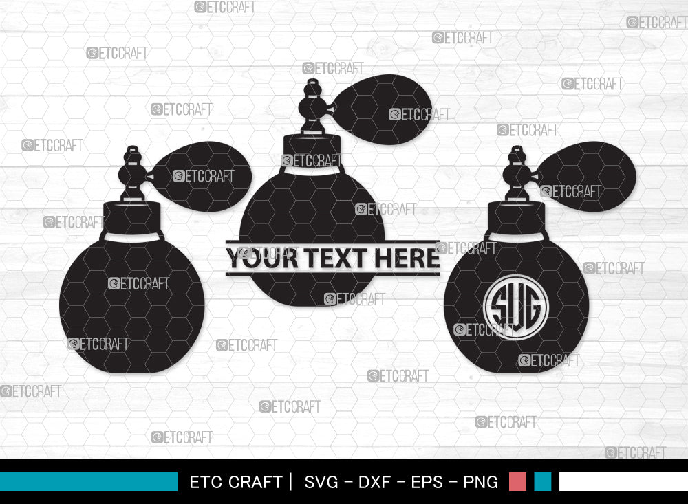 Perfume Bottle Monogram SVG, Scent Bottle Svg, Womens Perfume svg ...