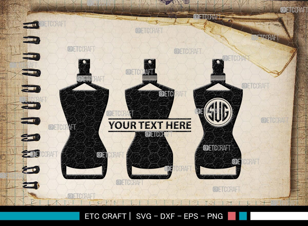 Perfume Monogram, Perfume Silhouette, Perfume SVG, Perfume, Perfume ...