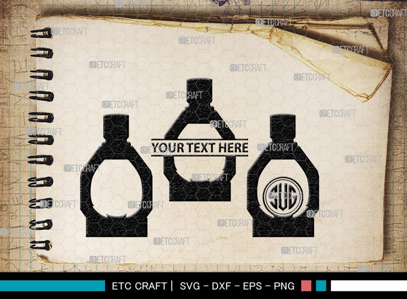 Perfume Monogram, Perfume Silhouette, Perfume SVG, Perfume, Perfume ...