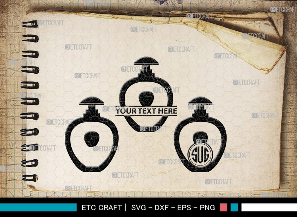 Perfume Monogram, Perfume Silhouette, Perfume SVG, Perfume, Perfume ...