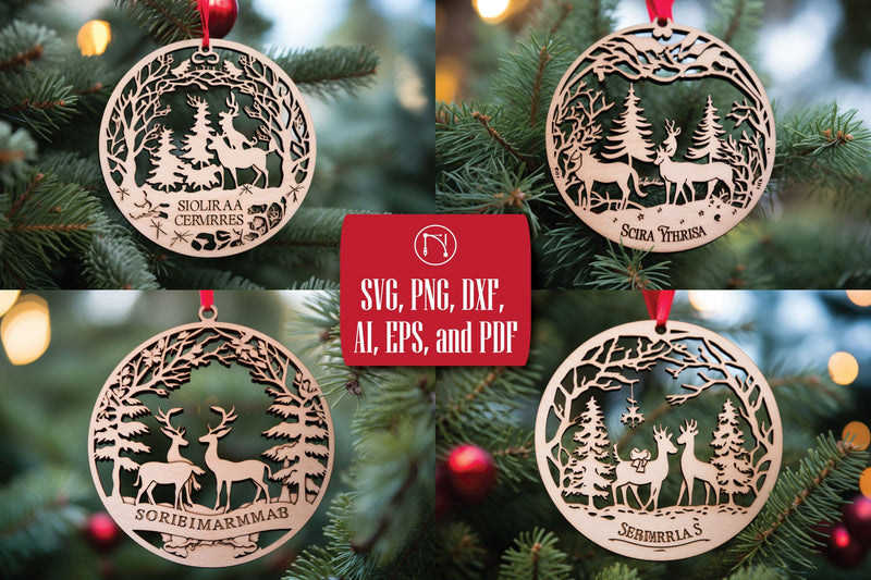 Personalized Family Christmas SVG bundle - So Fontsy