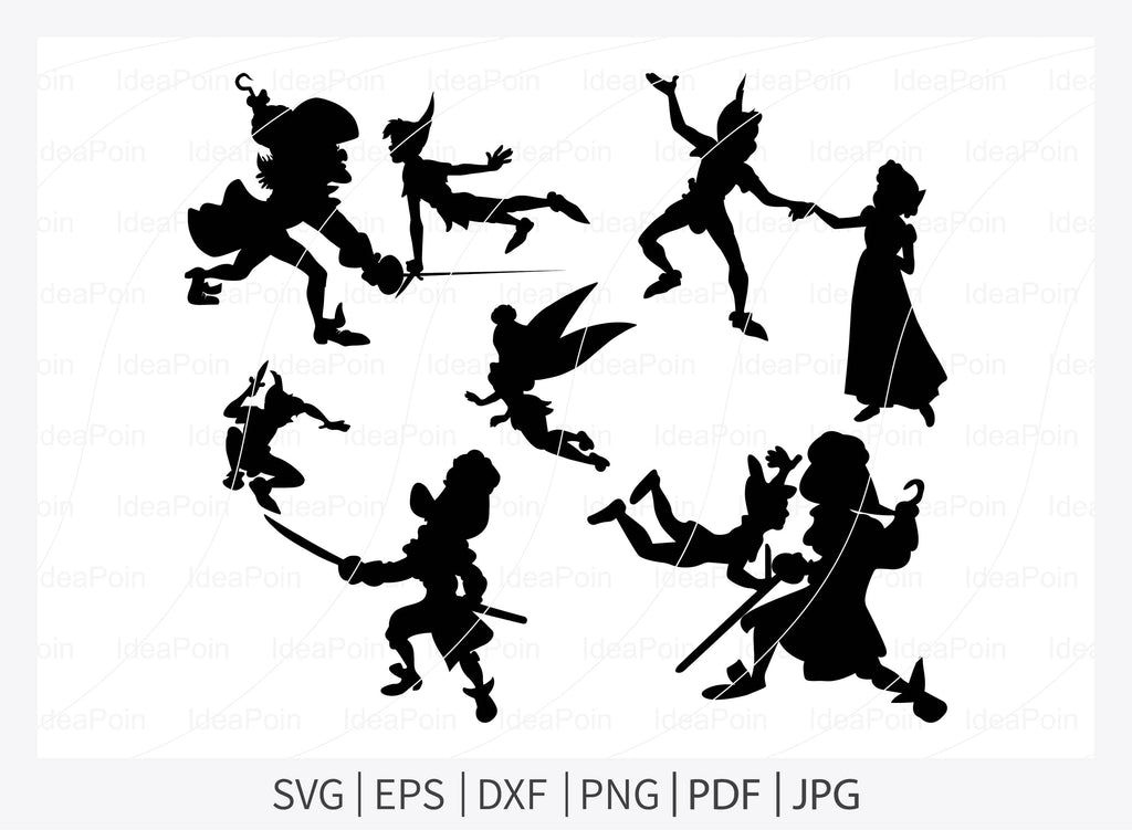 Peter Pan svg, Peter Pan Bundle svg, Peter Pan cut file, Peter Pan ...