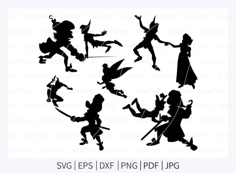 Peter Pan svg, Peter Pan Bundle svg, Peter Pan cut file, Peter Pan ...