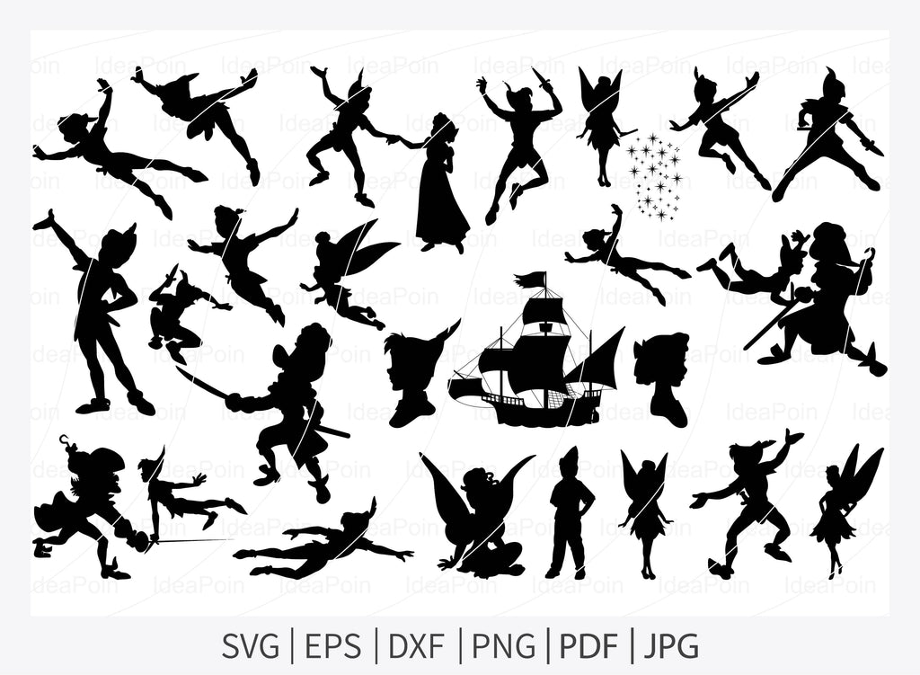 Peter Pan svg, Peter Pan Bundle svg, Peter Pan cut file, Peter Pan ...