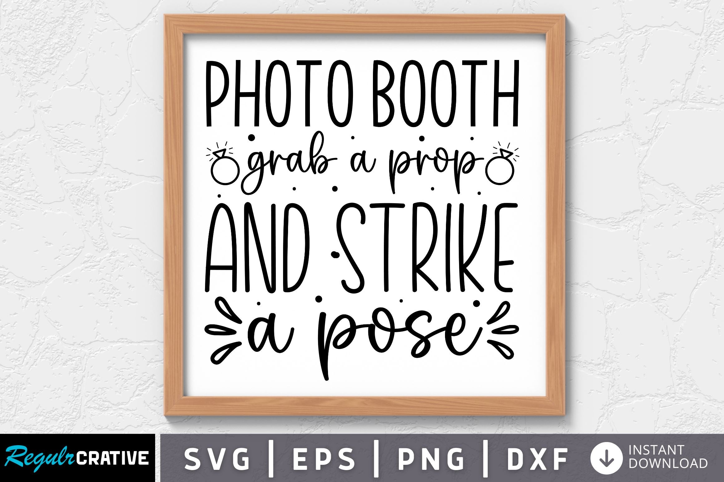 Photo booth grab a prop SVG - So Fontsy