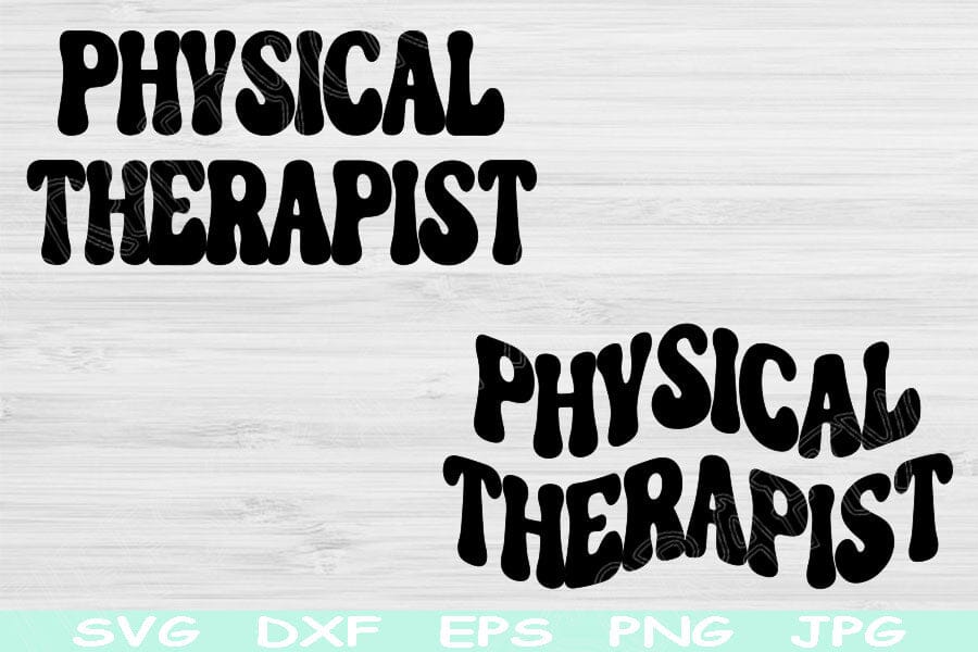 Physical Therapist Svg Png Cut Files, Physical Therapy Svg, PT Svg ...