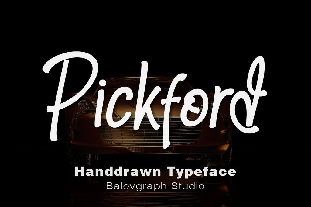 Pickford Handdrawn Typeface | So Fontsy