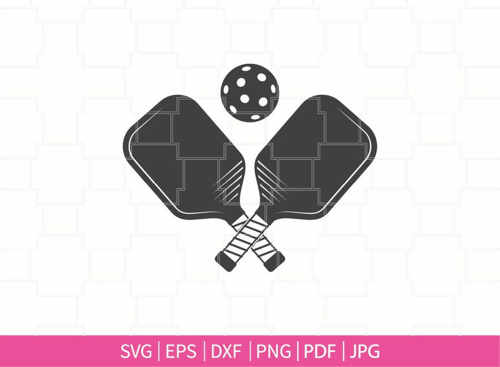Pickleball paddles Svg, Pickleball svg Bundle, Pickleball Monogram ...