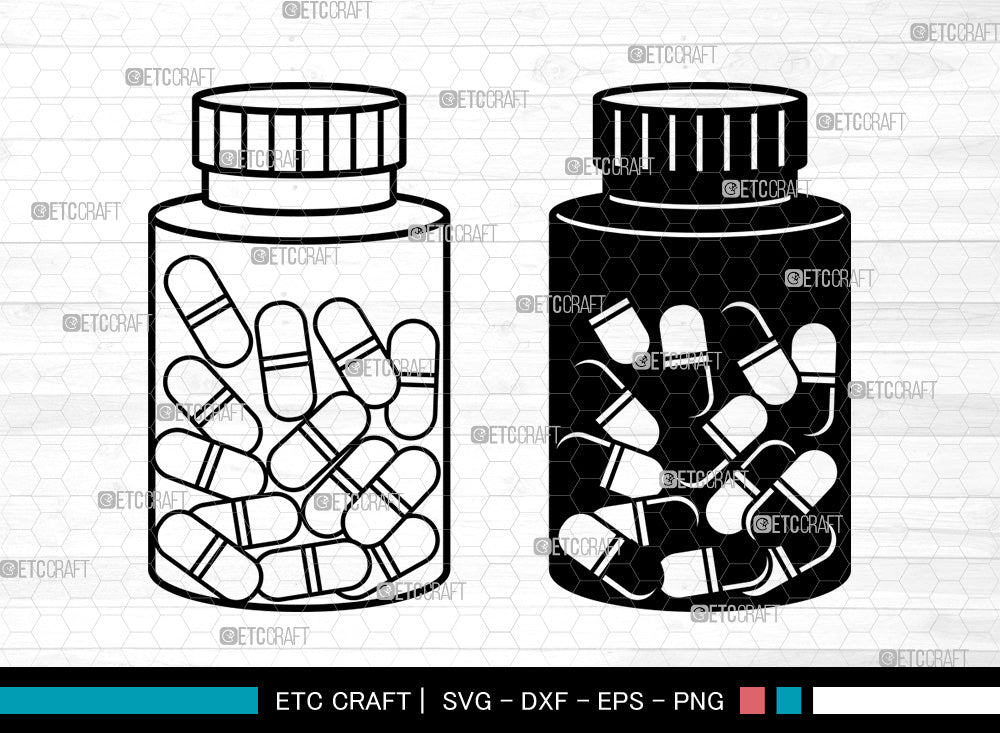 Pill SVG, Medicine svg, Medicine Capsule Svg, Drug Capsule Svg, Pill ...