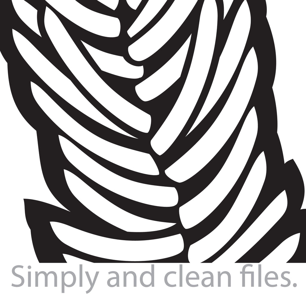 Pine Branch. Cut files for Cricut. Clip Art silhouette (eps, svg, pdf ...