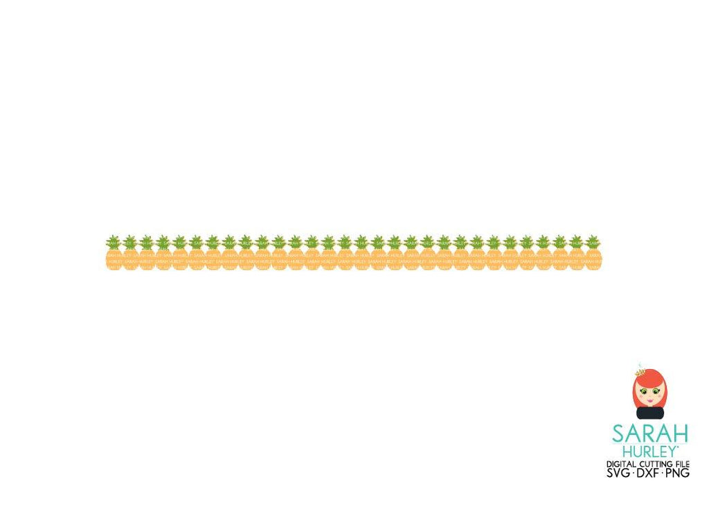 Pineapple Border - So Fontsy