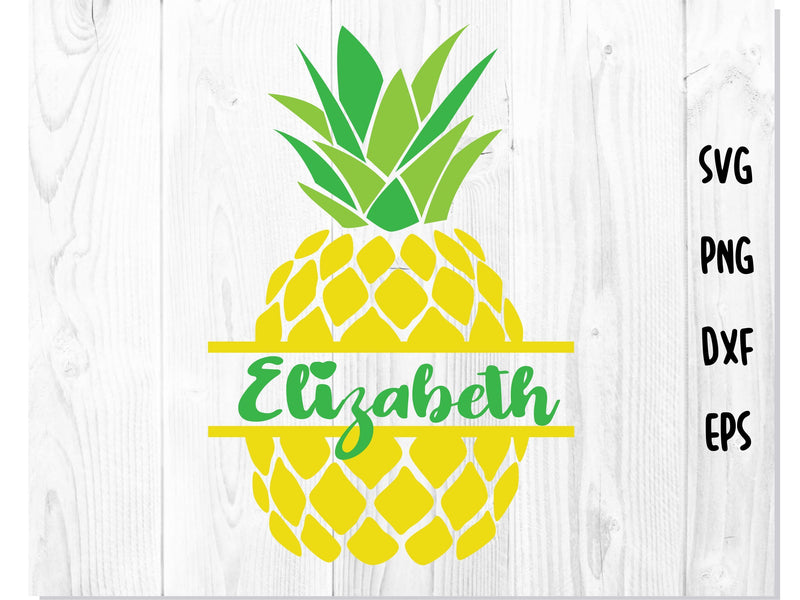 Pineapple Bundle Monogram - So Fontsy
