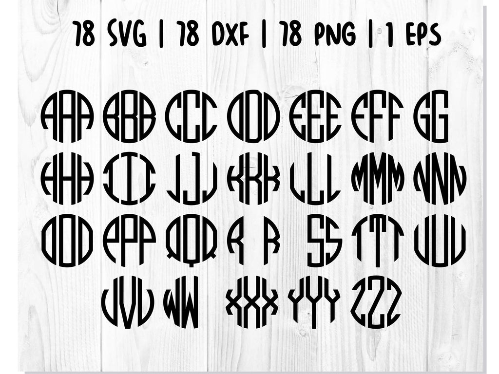 Pineapple Bundle Monogram - So Fontsy