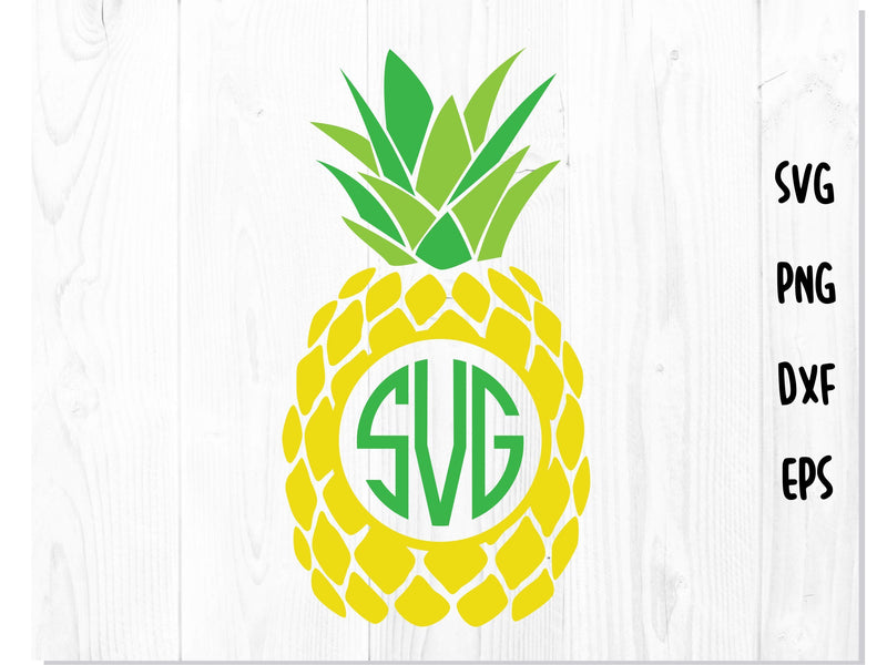 Pineapple Bundle Monogram - So Fontsy