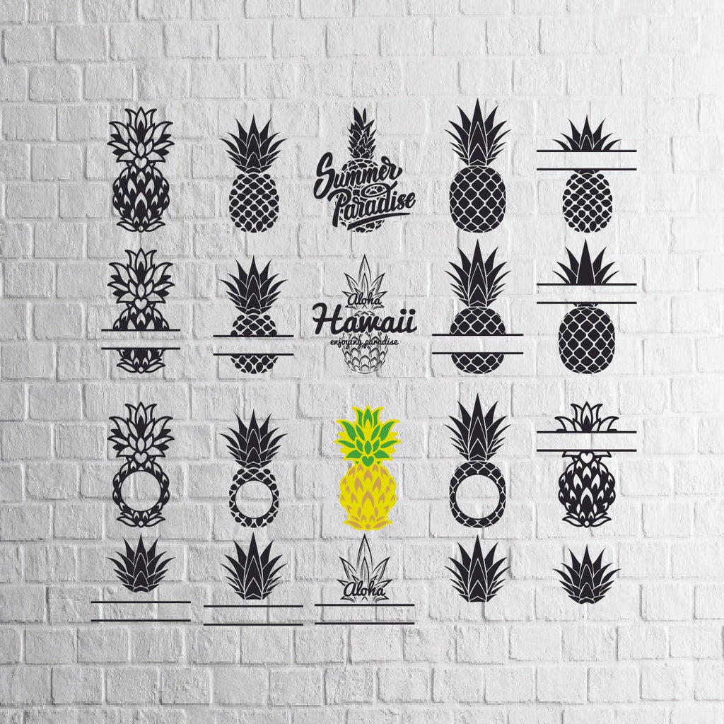 Pineapple SVG, pineapple clipart, Pineapple cut files, pineapple ...