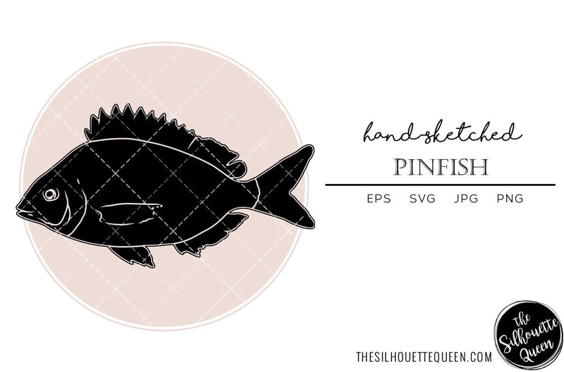 Pinfish Hand sketched, hand drawn vector clipart - So Fontsy