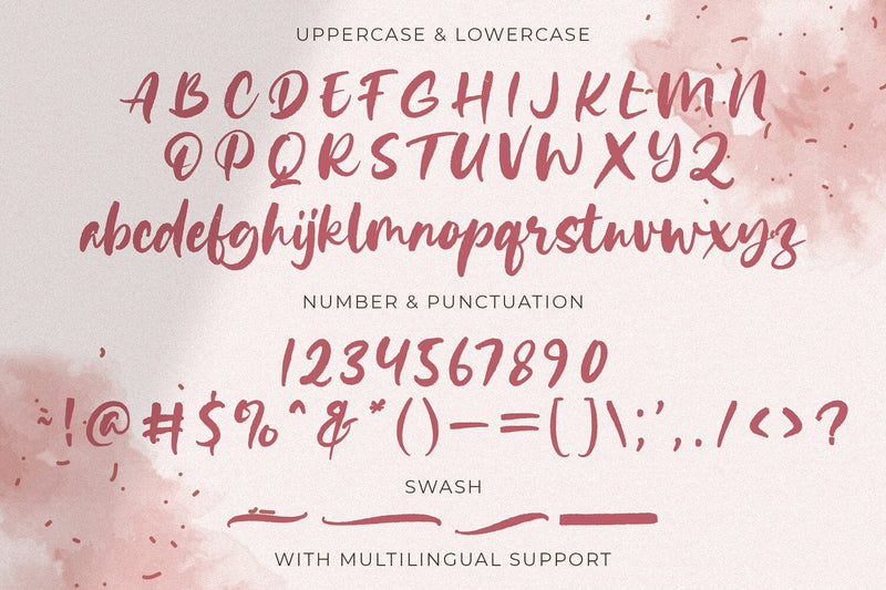 Ping Typeface - Handbrush Font - So Fontsy