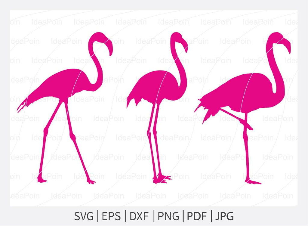 Pink Flamingo Cut file, Flamingo monogram frame, Flamingo svg, Flamingo ...