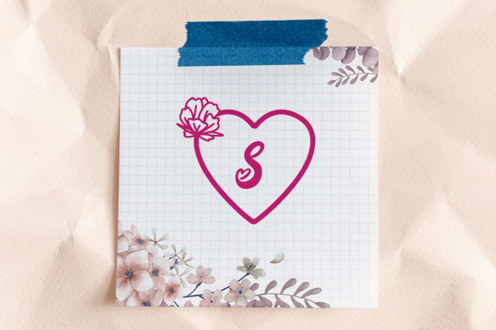 Pinky Monogram - So Fontsy