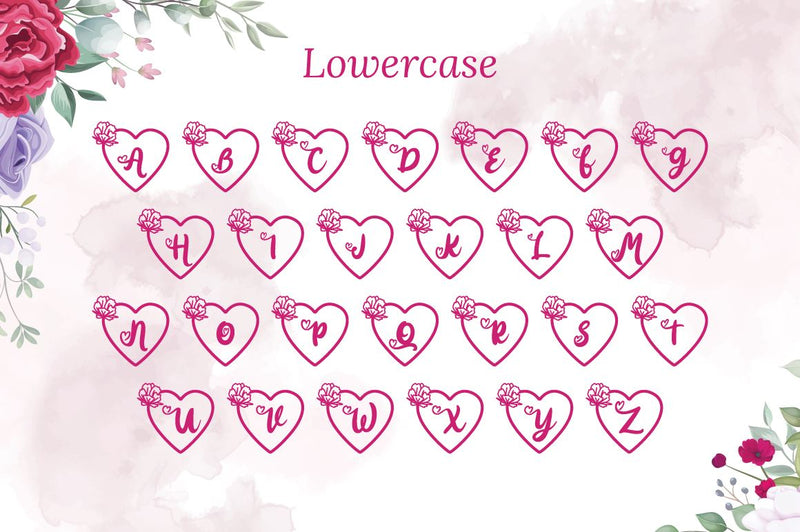 Pinky Monogram - So Fontsy