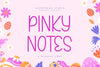 Pinky Notes - Display Font - So Fontsy