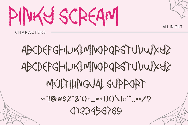 Pinky Scream - So Fontsy