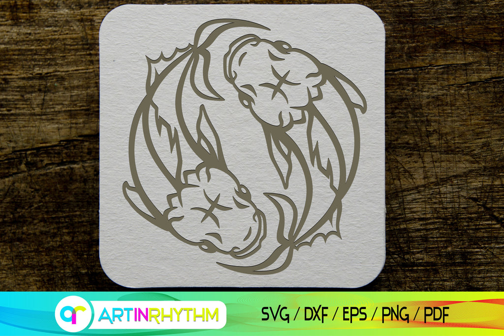 Pisces Zodiac sign svg - So Fontsy
