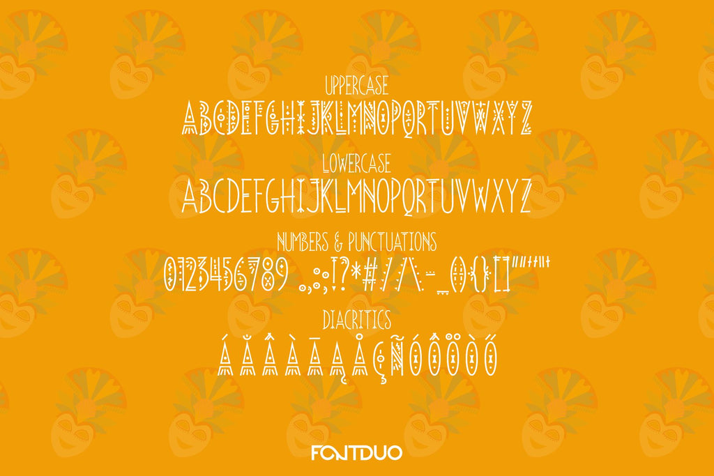 Pista Ethnic Tribal Ancient Font - So Fontsy