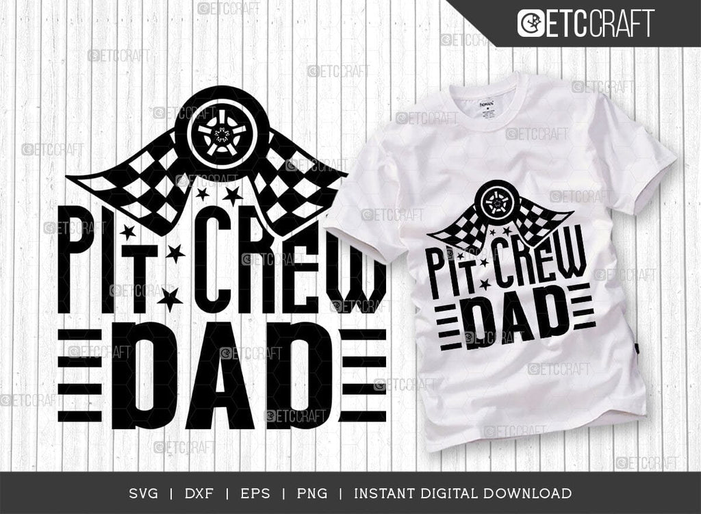 Pit Crew Dad SVG Bundle, Car Racing Svg, Racing Flag Svg, Sports Svg ...