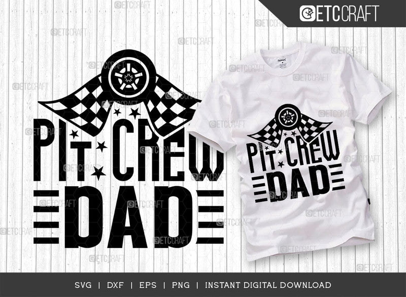 Pit Crew Dad SVG Bundle, Car Racing Svg, Racing Flag Svg, Sports Svg ...