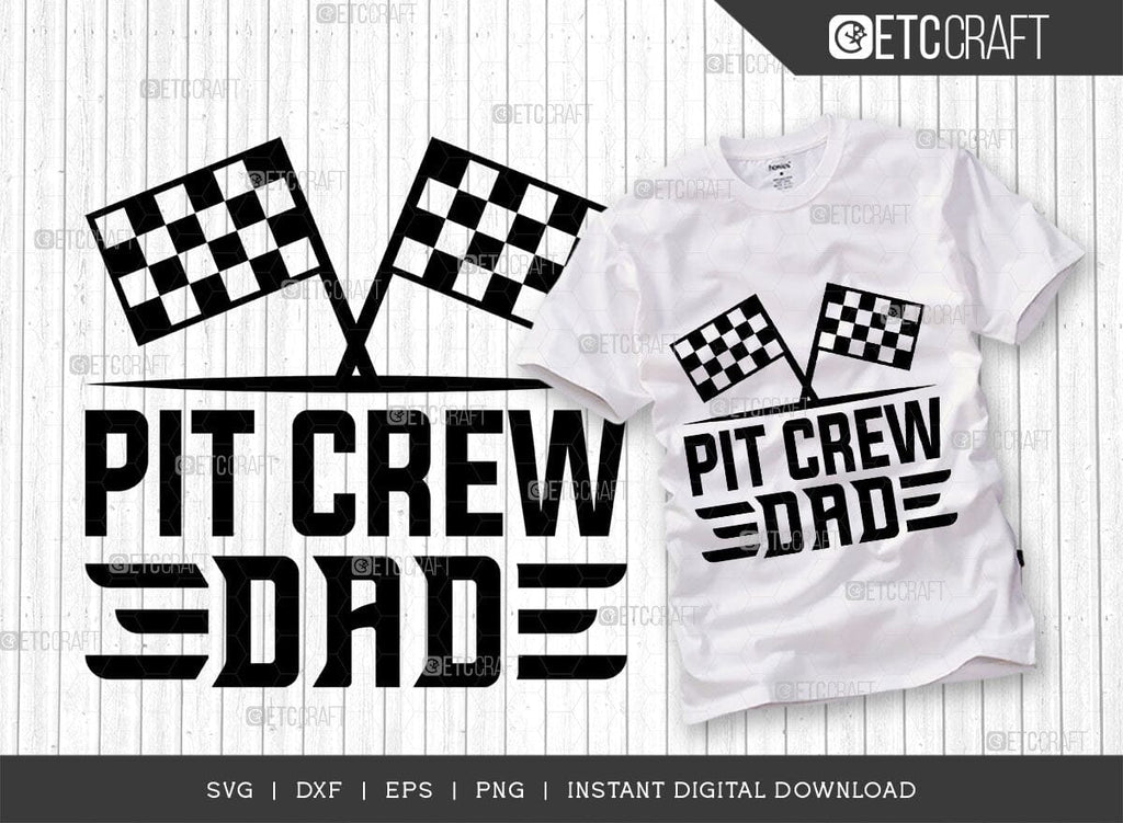 Pit Crew Dad SVG Bundle, Car Racing Svg, Racing Flag Svg, Sports Svg ...