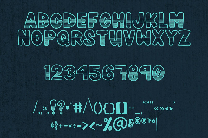 Planet Hugger | A Layered Font Family - So Fontsy