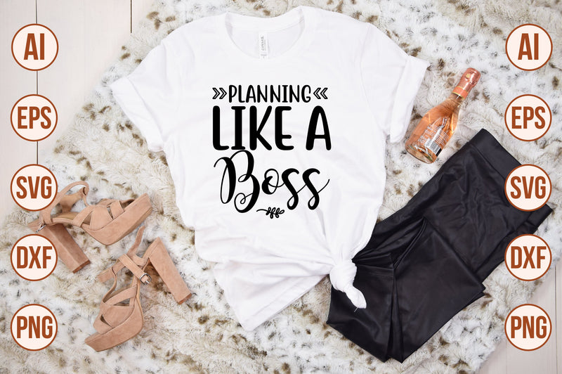 Planning Like a Boss svg - So Fontsy