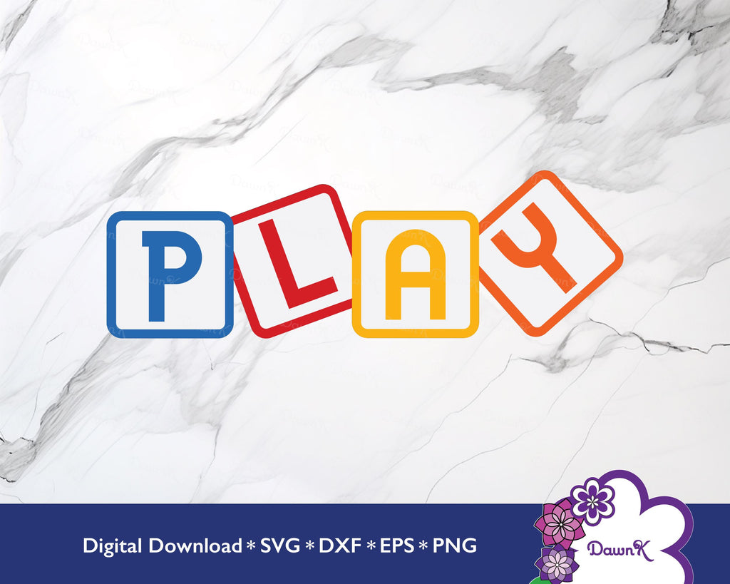 Play Blocks SVG | Build, Create, and Learn | Dawn K Designs - So Fontsy