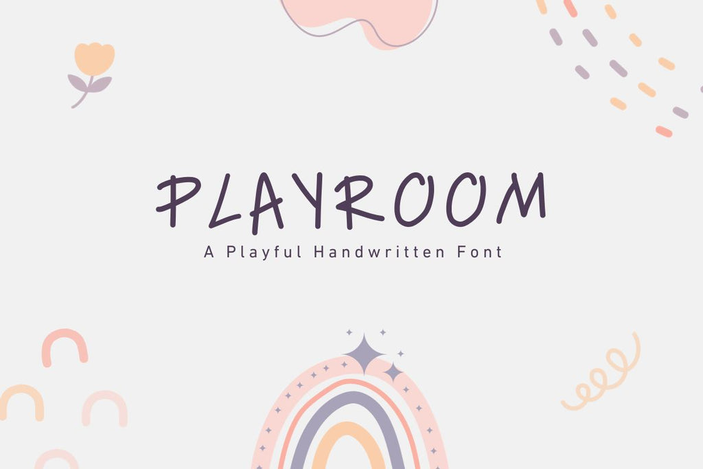 Play Room - Cute Handwriting Font - So Fontsy