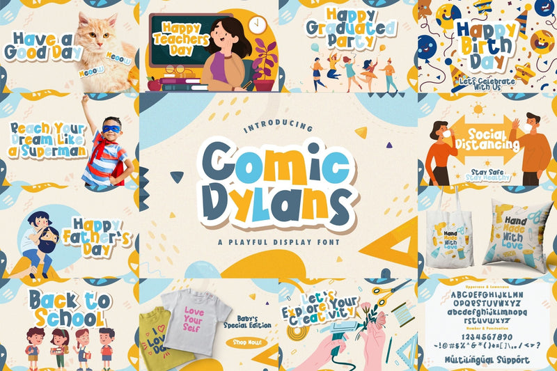 Playful Display Font Bundle Vol 2 - So Fontsy