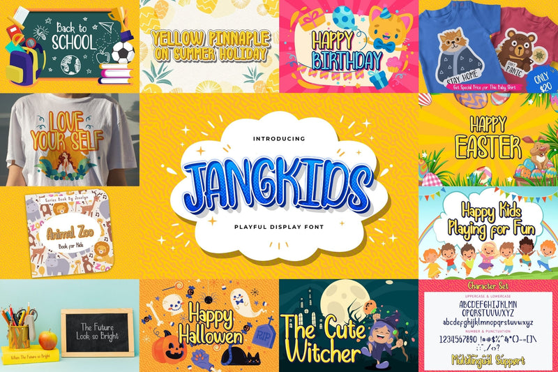 Playful Display Font Bundle Vol 2 - So Fontsy