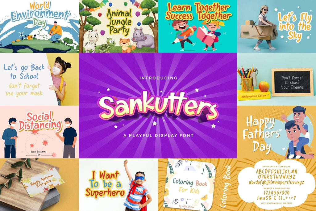 Playful Display Font Bundle Vol 6 - So Fontsy