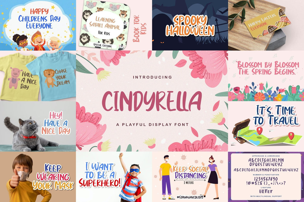 Playful Display Font Bundle Vol 6 - So Fontsy
