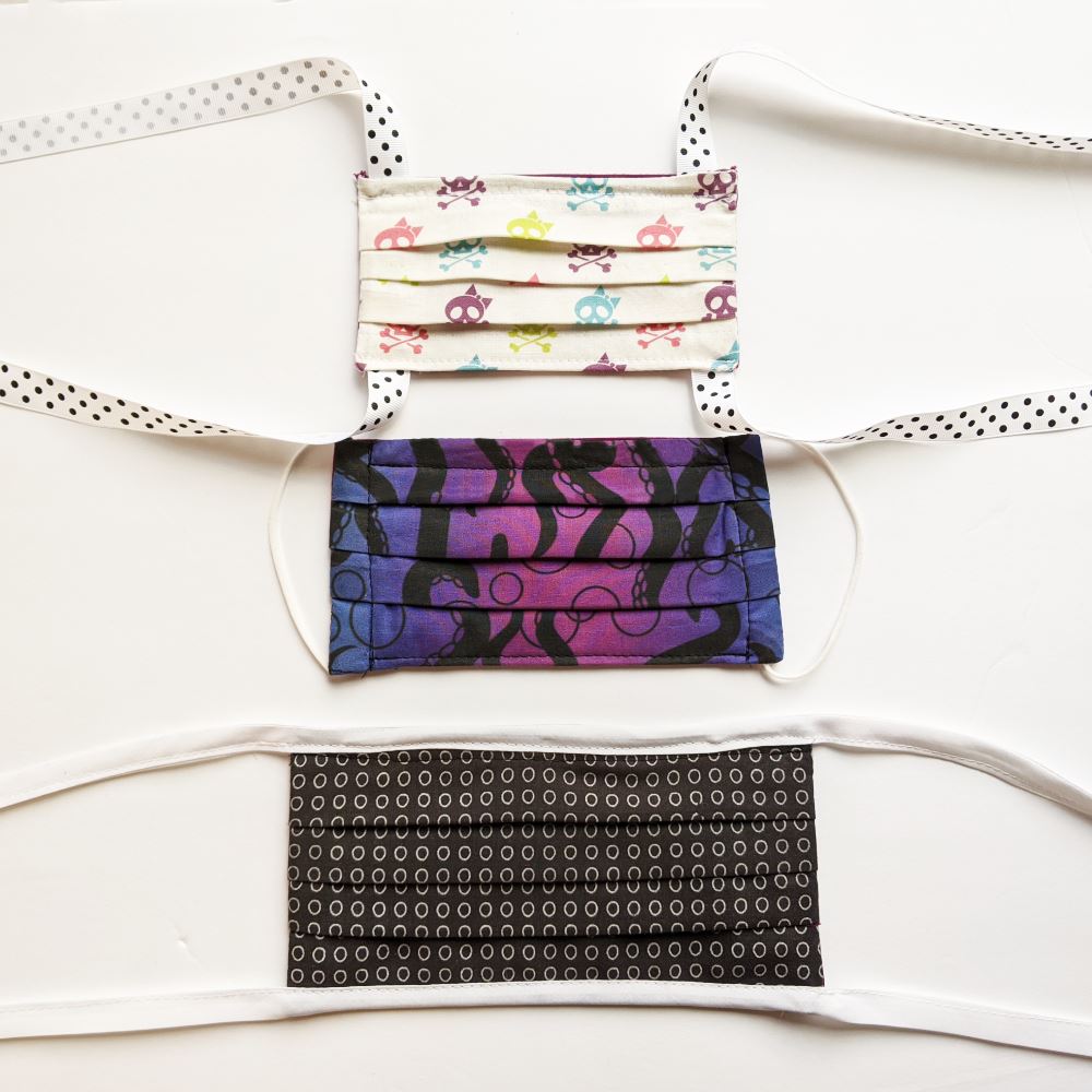 Pleated Face Mask SVG Sewing Pattern with Pleat Board - So Fontsy