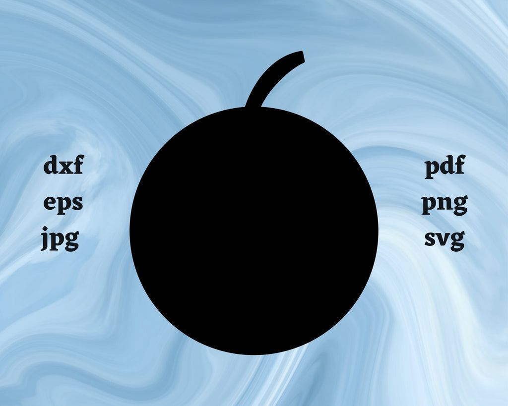 Plum SVG Cut File - So Fontsy