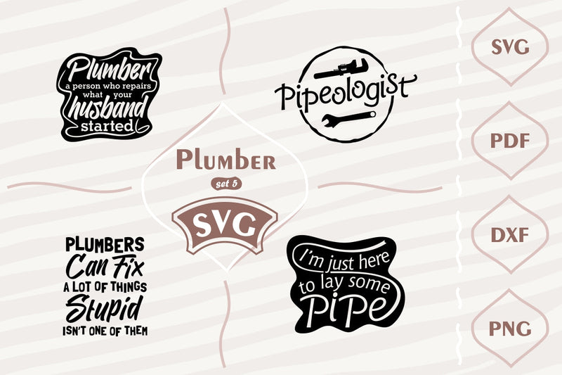 Plumber - SVG bundle 5 - So Fontsy