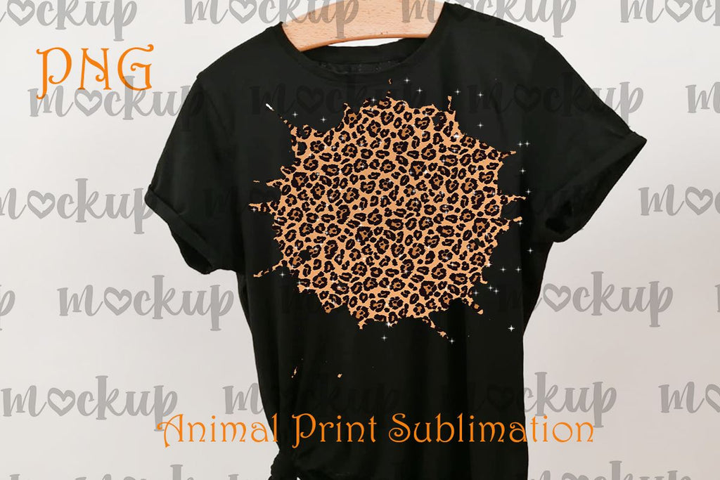 PNG Distressed Leopard Print Sublimation Patches, Colorful Leopard Pri ...
