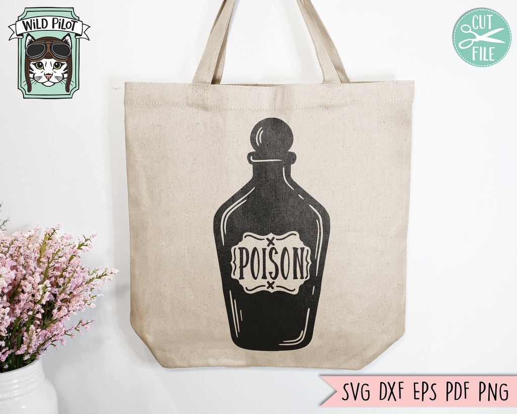Poison SVG, Potion Bottle SVG, Halloween SVG, Witchy svg, Potion Bottle ...