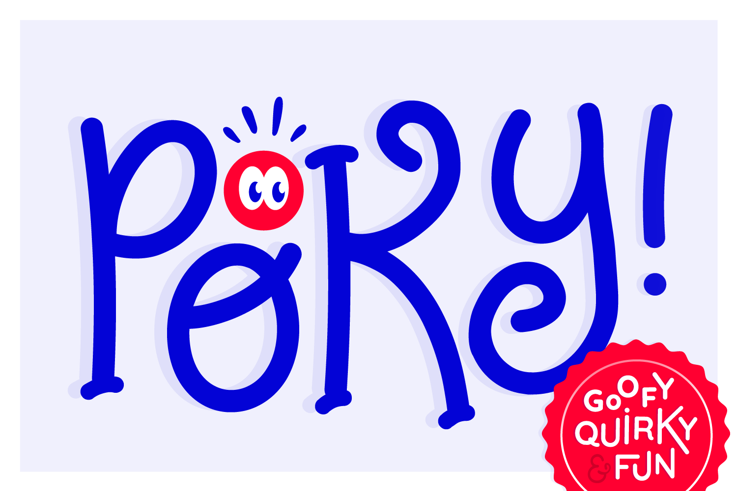 Poky Tall, a goofy font - So Fontsy