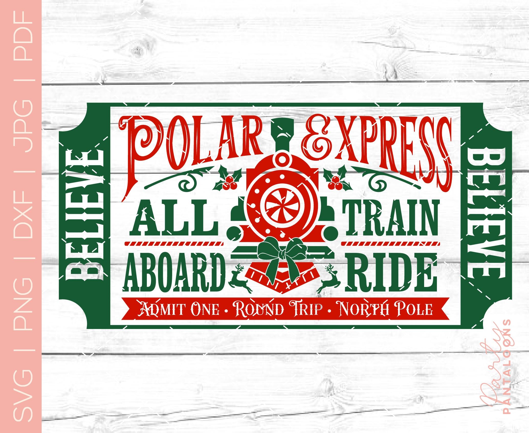 POLAR EXPRESS 2 | Christmas Svg - So Fontsy