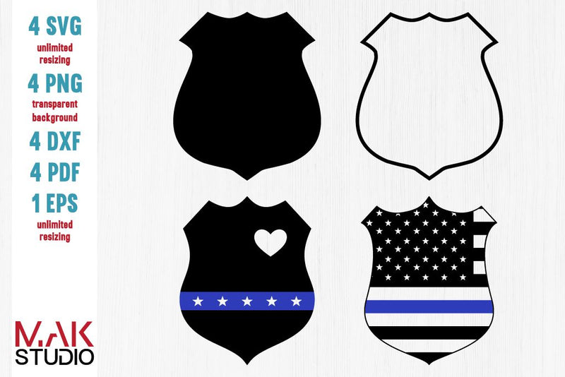 Police badge svg, Police badge svg files, Police shield svg, Police ...