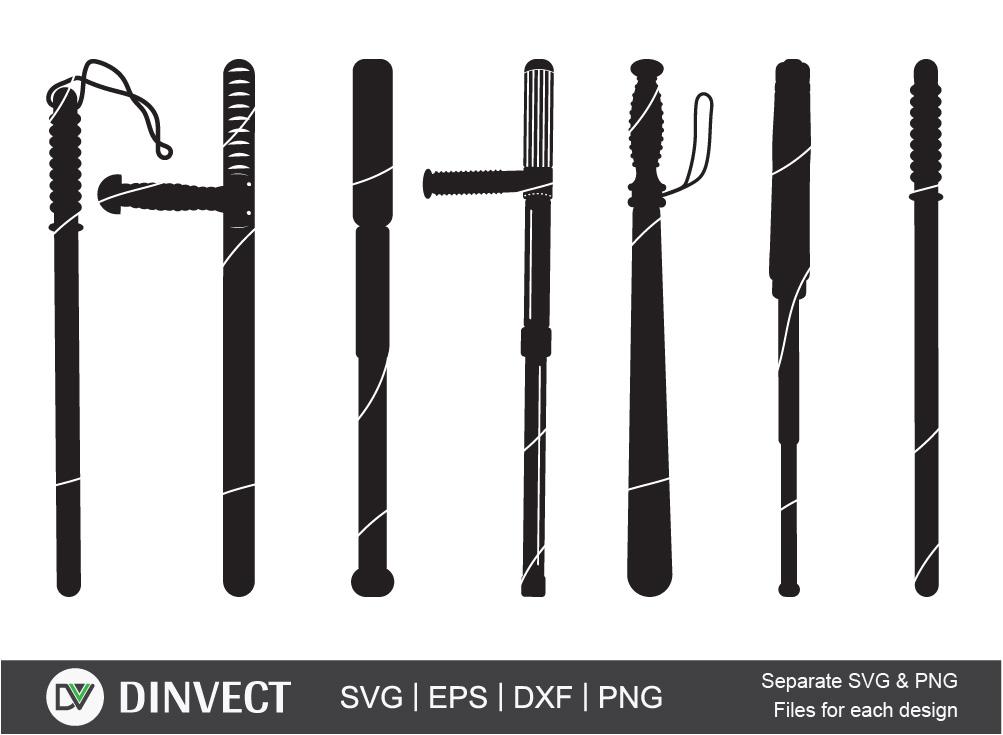 Police baton SVG, Police Baton Vector, Baton SVG, Old Police Baton, cut ...