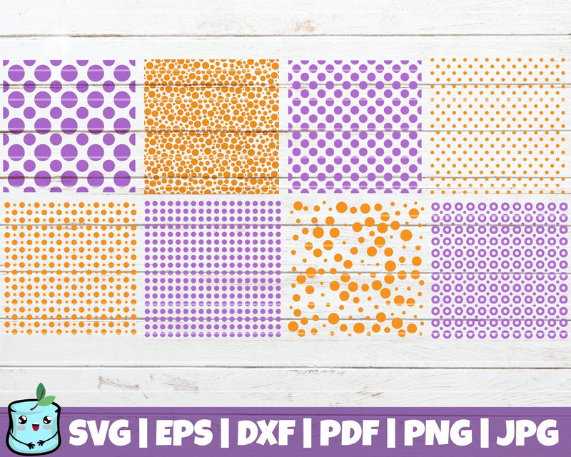 Polka Dot Patterns Bundle - So Fontsy