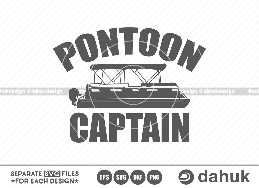 Pontoon Captain SVG, Pontoon Boat SVG, Boat svg, lake, svg vector ...